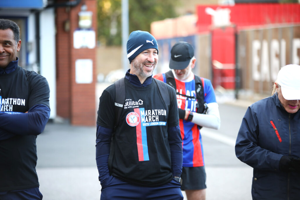 Shaun Derry joins 2021 Marathon March | Palace for Life Foundation