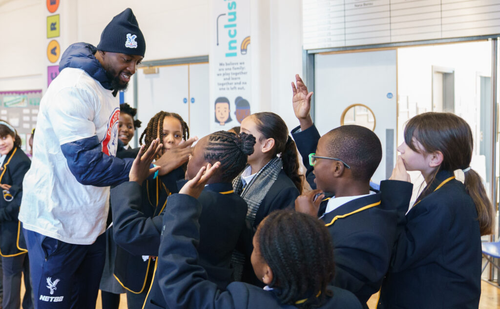 JP Mateta visits local School to talk goals, Palace and the 2024 ...