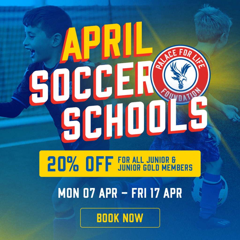 Easter Soccer Schools now open – Book now! | Palace for Life Foundation