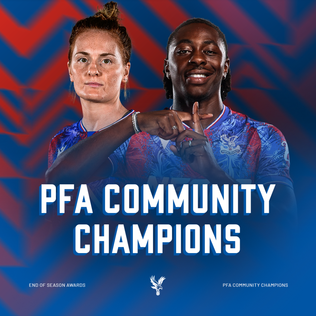 Gibbons & Eze named our 24/25 PFA Community Champions | Palace for Life Foundation