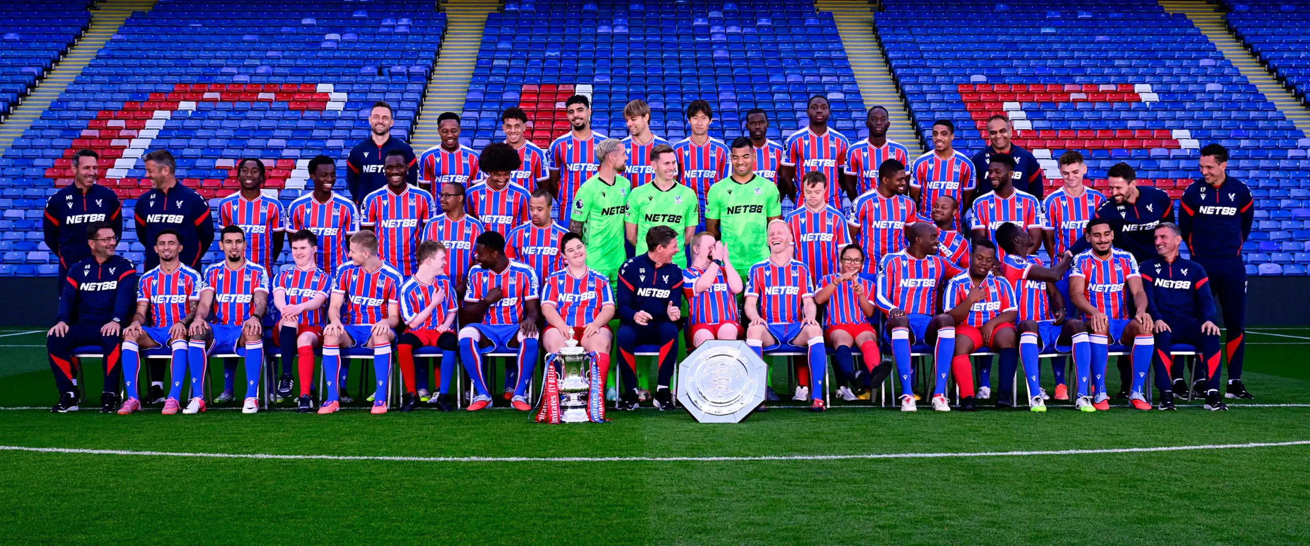 DS Eagles join Palace first-team for the 2025/26 squad photos | Palace ...